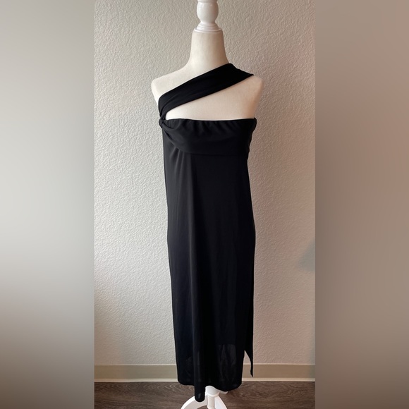 La Perla | Dresses | La Perla Designer Elegant Black Oneshoulder Dress ...